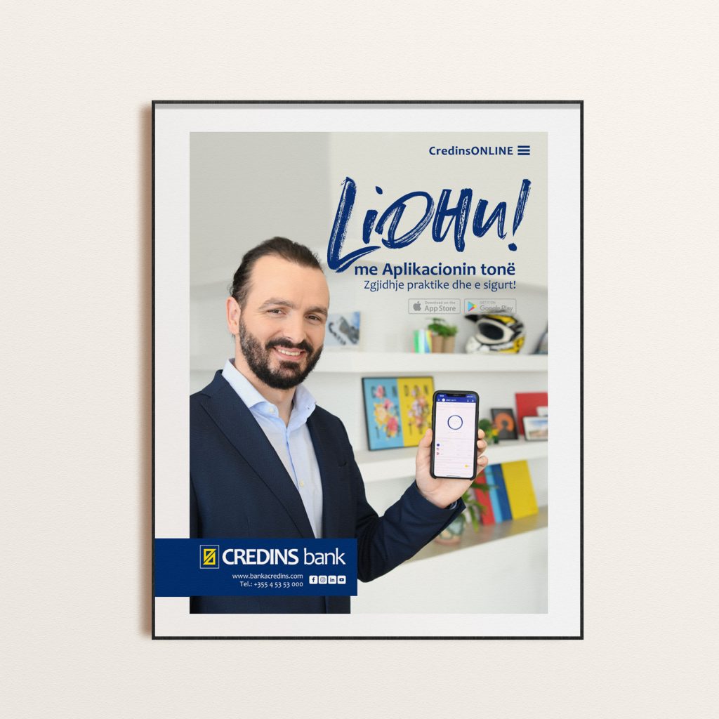 Credins Bank - Connect with the new way of doing banking