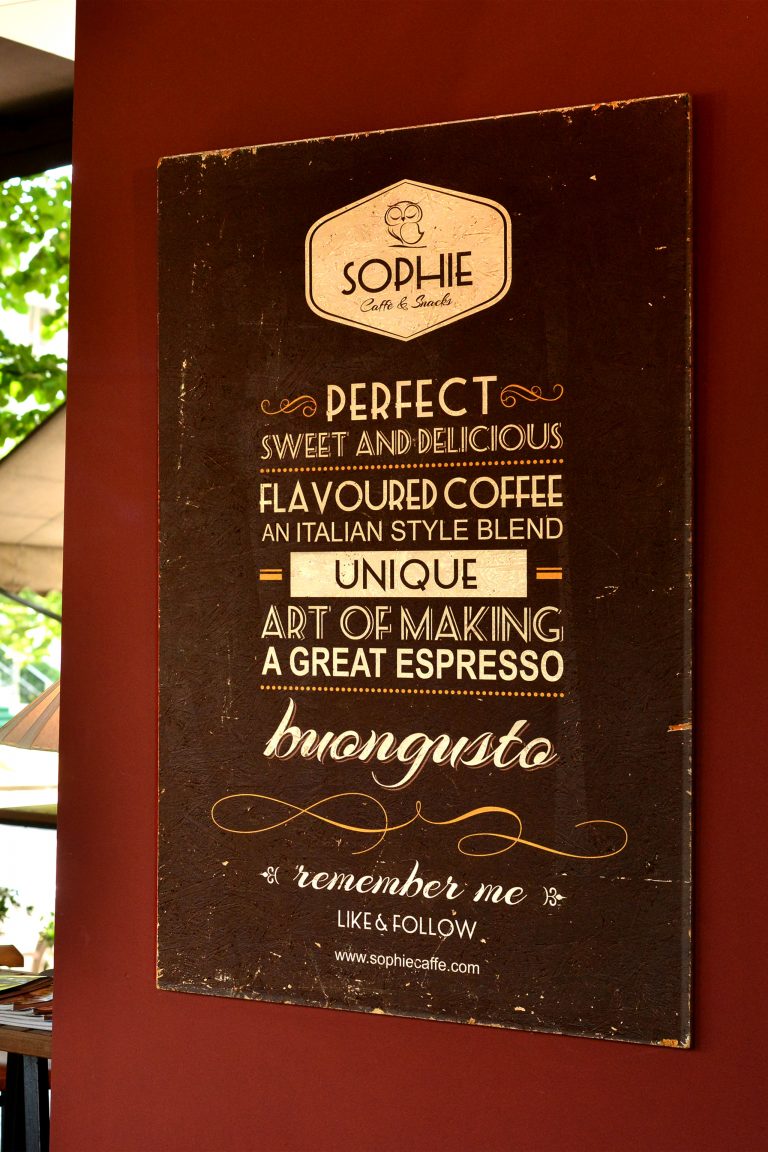 Sophie Caffe & Snacks - A smart Brand Identity | Vatra Agency