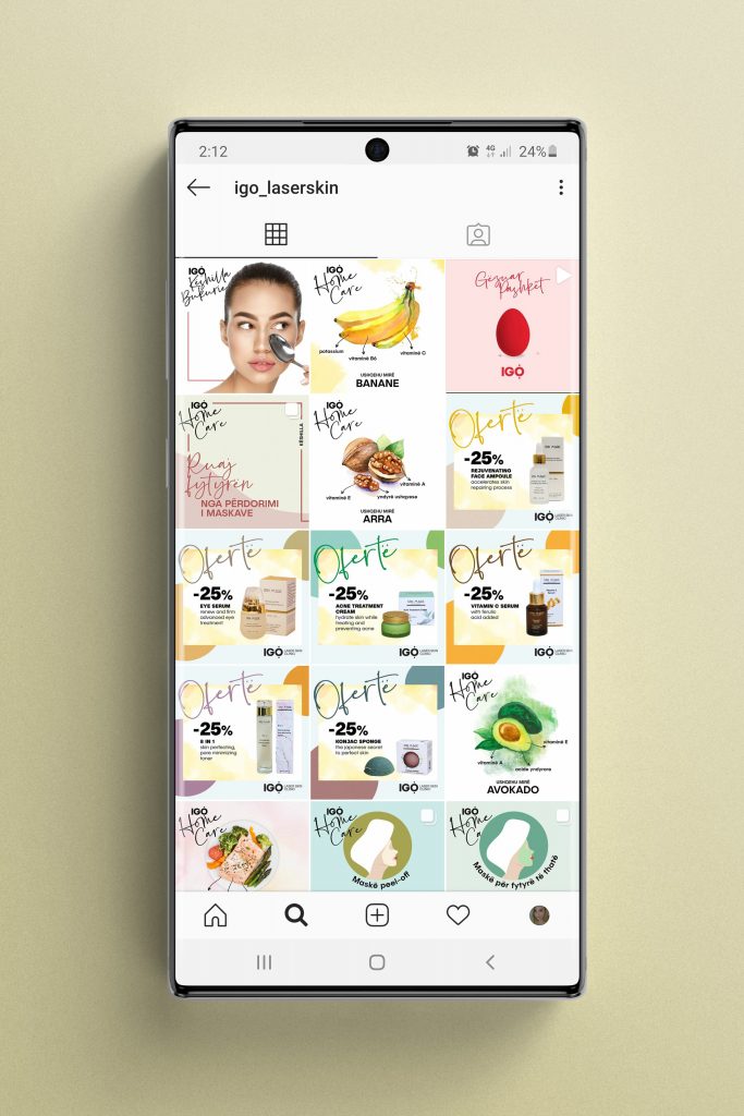 IGO Laser Skin - Instant marketing for people who love themselves